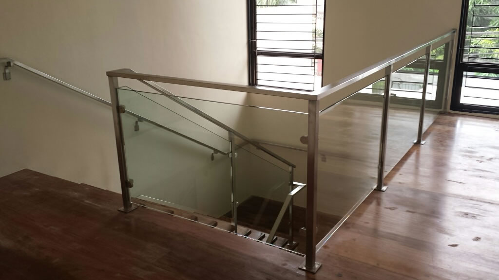 Glass Stainless Railing | Cavitetrail, Glass Railings Philippines ...